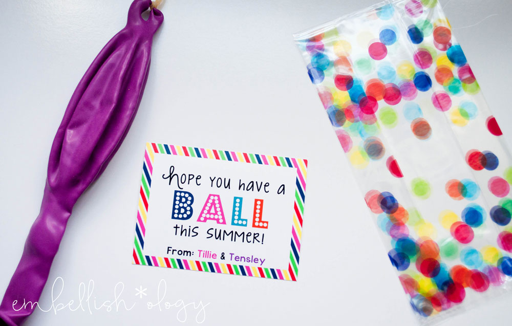 End of School Gift Idea for Friends & Classmates - embellish*ology