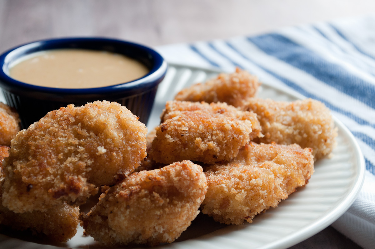 Oven Fried Chicken Nuggets + Kid Approved - embellish*ology